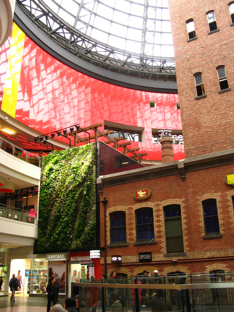 Shot tower, Melbourne | Vertical Garden Patrick Blanc
