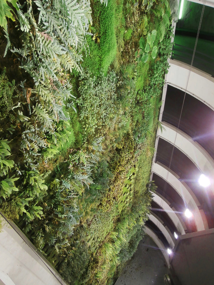 Parking Perrache, Lyon | Vertical Garden Patrick Blanc