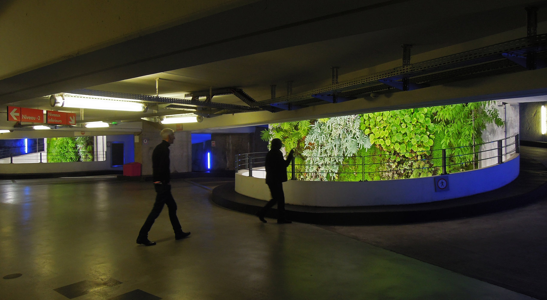 Parking Perrache, Lyon | Vertical Garden Patrick Blanc