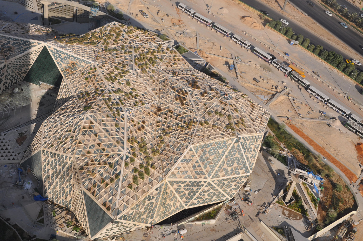 KADF Conference Center Mega Roof, Riyadh | Vertical Garden Patrick Blanc